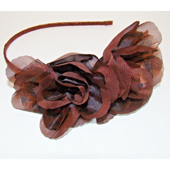 Unbranded | Accessories | Side Ruffle Headband Brown Animal Leopard ...